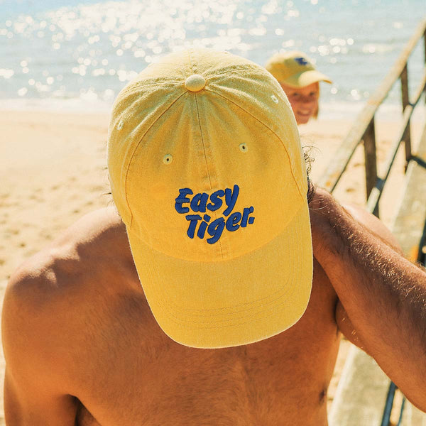 Easy Tiger Cotton Cap Mustard Mens 100% Cotton Summer Hat